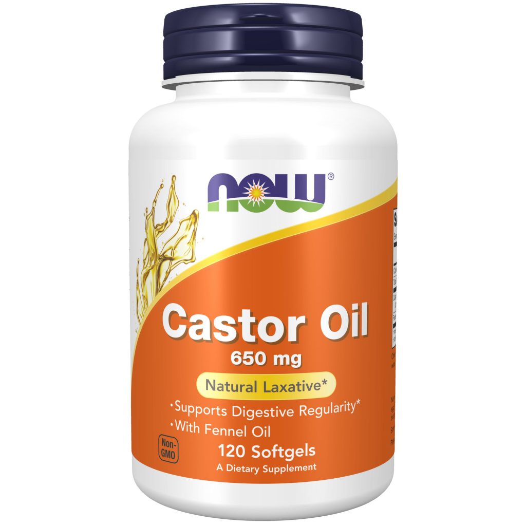 Castor Oil softgels - NOW